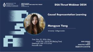 Causal Representation Learning – Data Science and Analytics Thrust