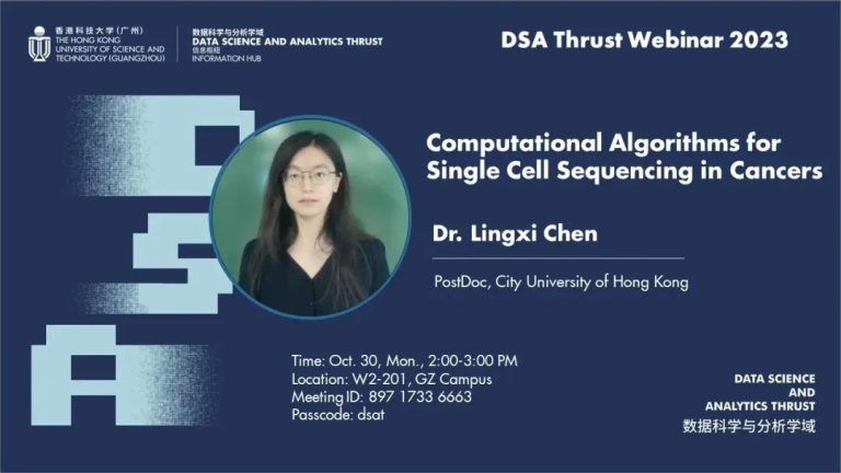 Computational Algorithms For Single Cell Sequencing In Cancers Data Science And Analytics Thrust