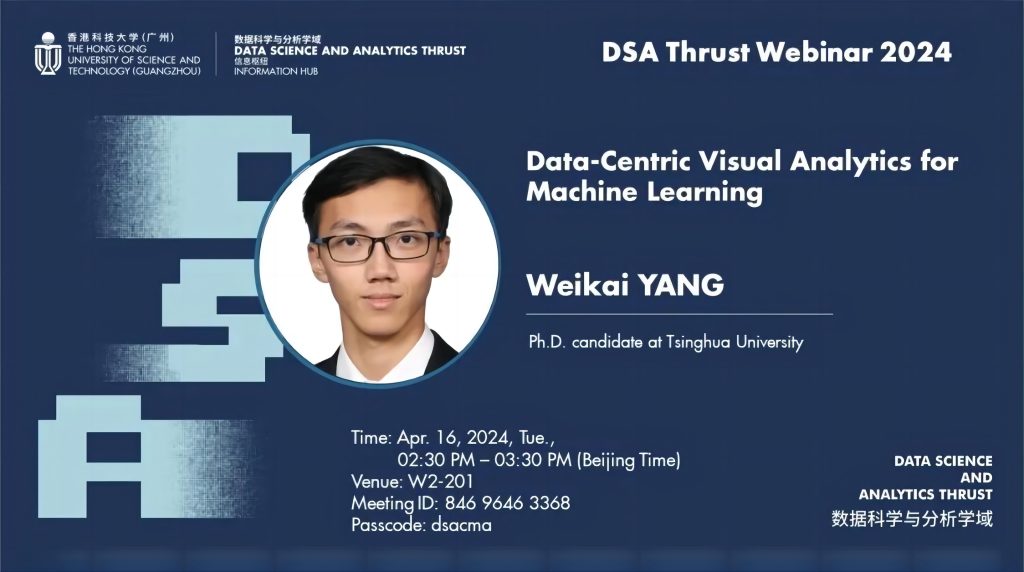 Data-Centric Visual Analytics for Machine Learning – Data Science and Analytics Thrust